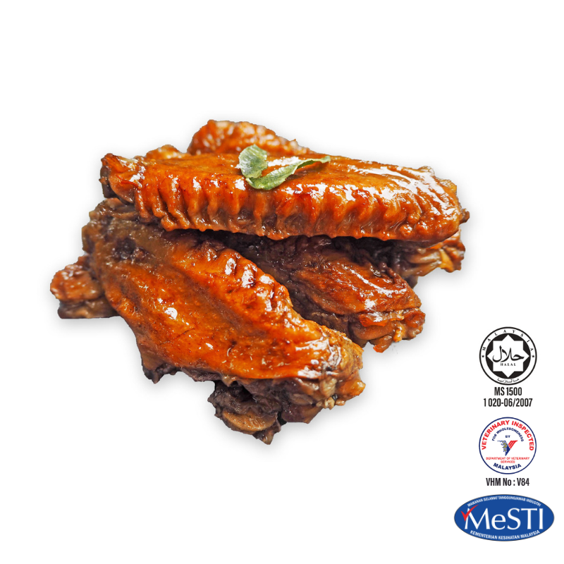 Ready Cooked Spicy Duck Wing (Mid Wing) - Royal Duck