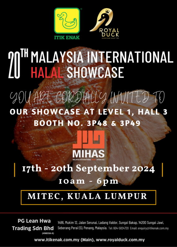 20th Malaysia International Halal Showcase (MIHAS) 2024 - Royal Duck
